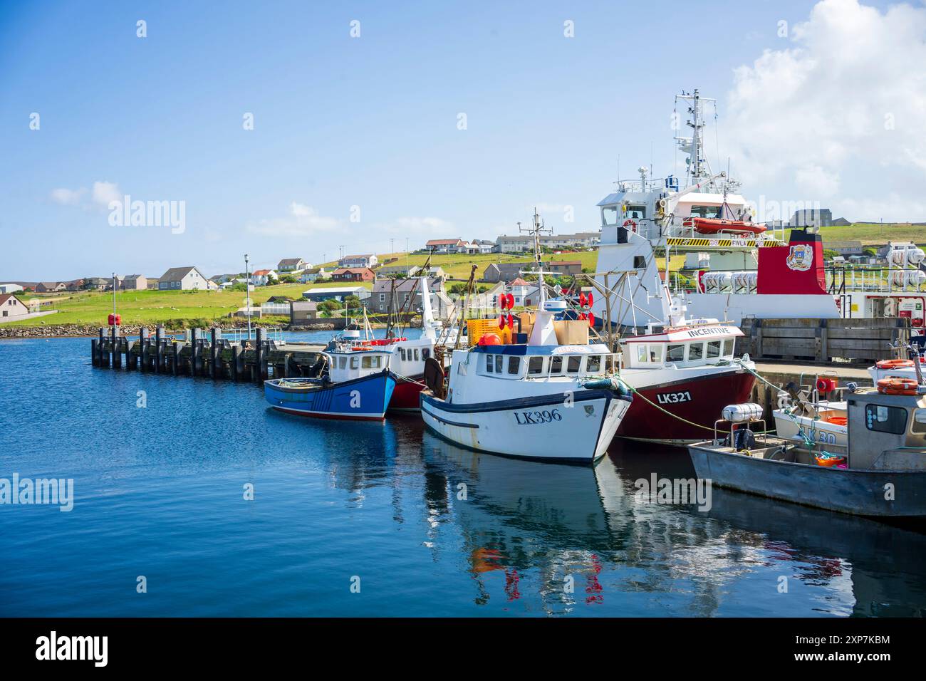 Whalsay is the sixth largest of the Shetland Islands in the north of ...