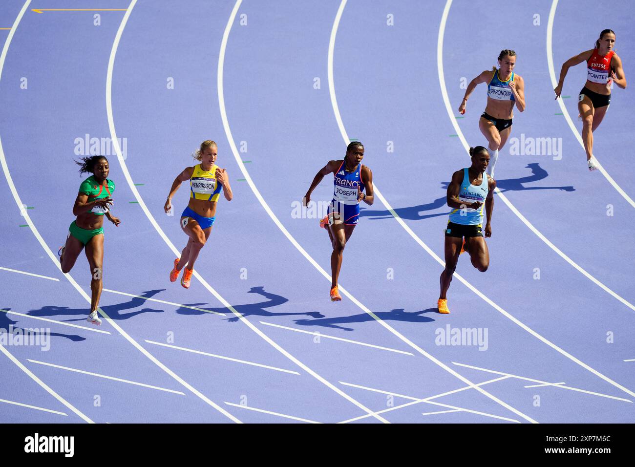 Paris, France. 04th Aug, 2024. Athletics France's Gemina Joseph ...