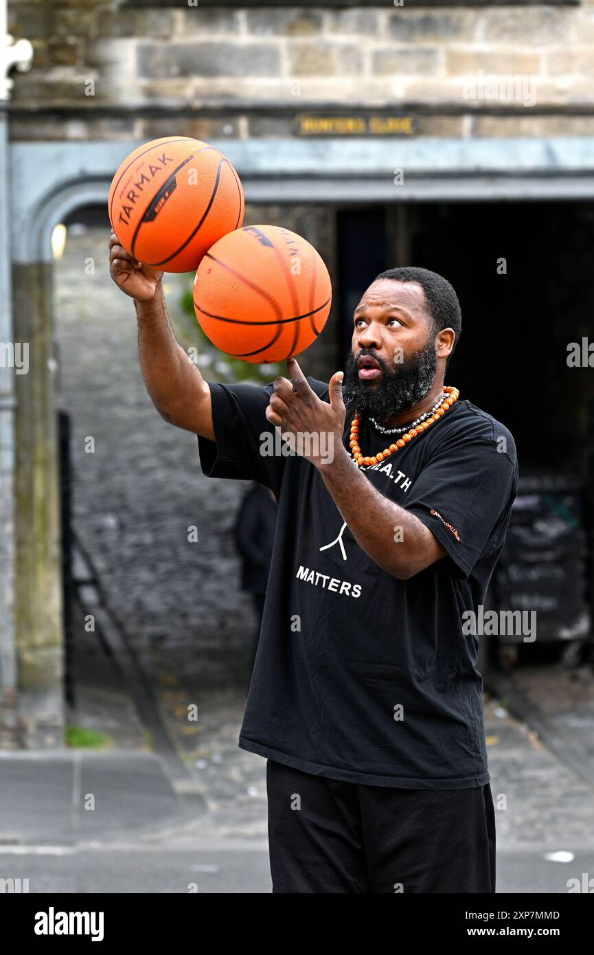 Edinburgh, Scotland, UK. 4th Aug 2024. Edinburgh Fringe: Basketball ...