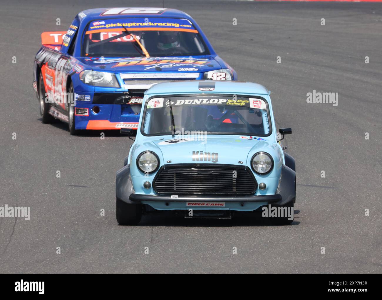 Driver Kane King (Light Blue ) on track during Track Day at Brands ...