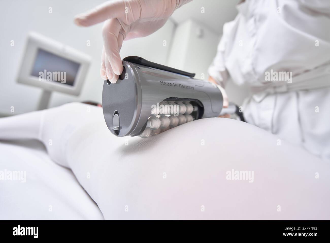 Beauty professional utilizing advanced aesthetic hi-res stock ...