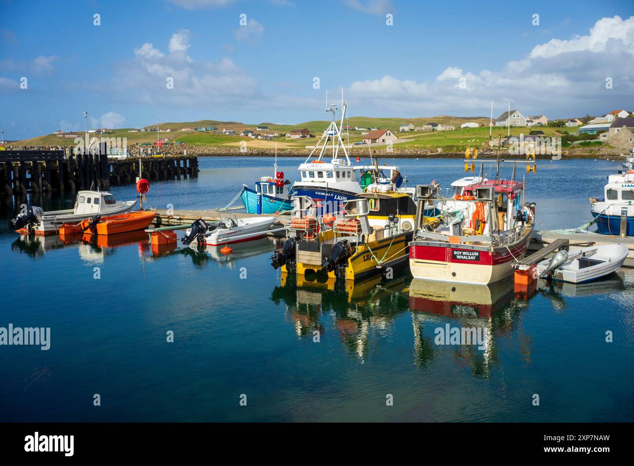 Whalsay is the sixth largest of the Shetland Islands in the north of ...