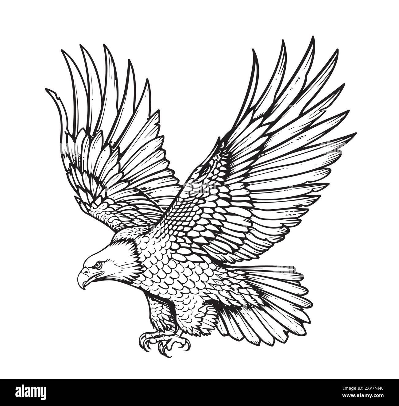 Old traditional school tattoo of flash art design. Isolated vector ...