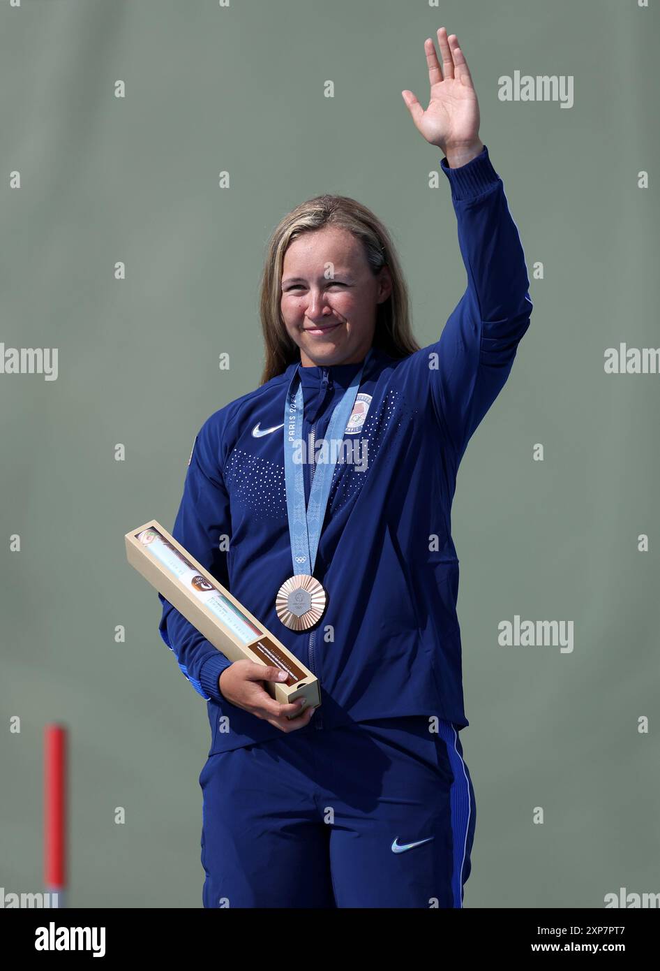 USA's Austen Smith with the bronze medal after finishing third in the ...