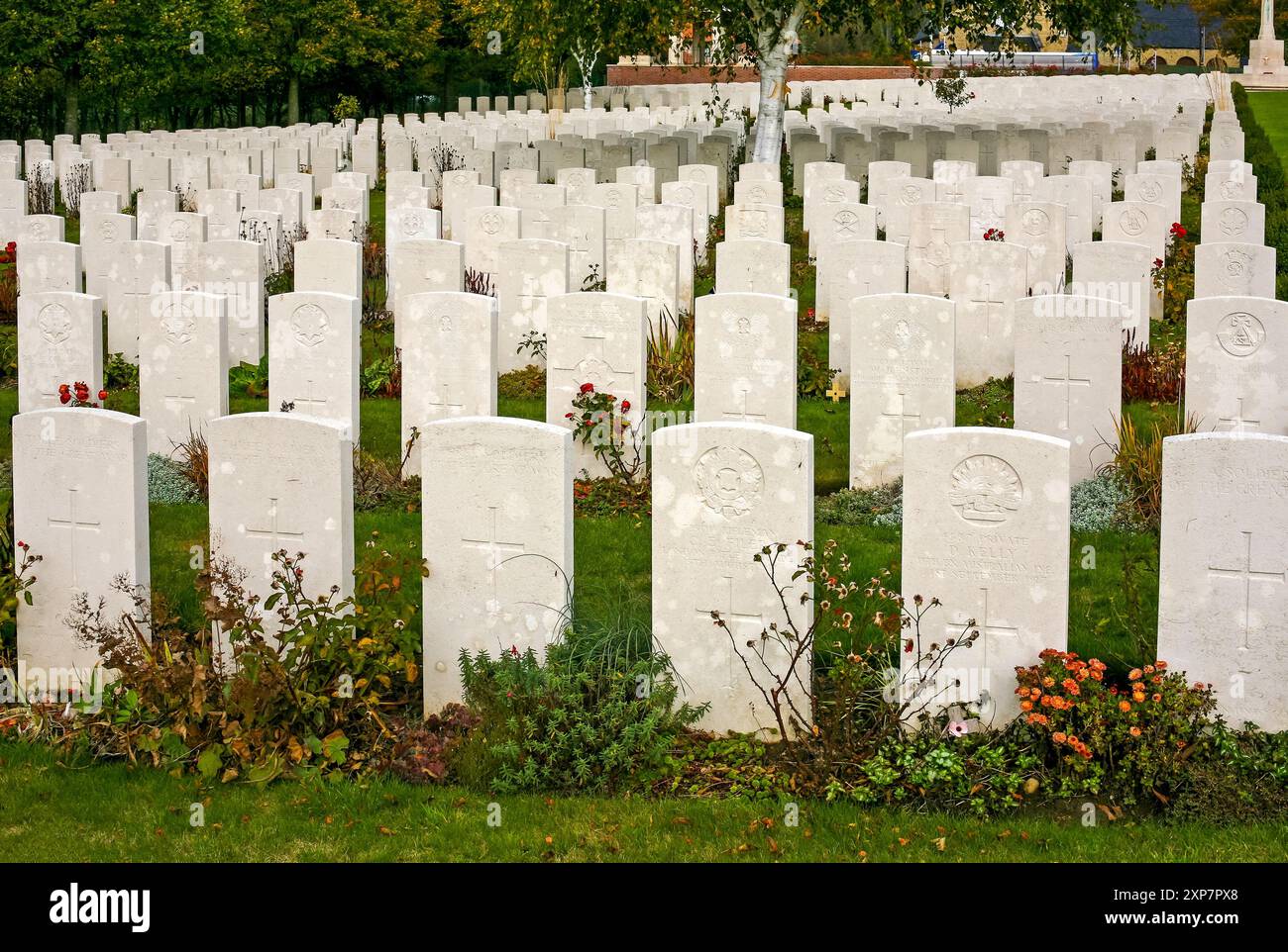 Commonwealth War Cemetery Belgium Stock Photo - Alamy