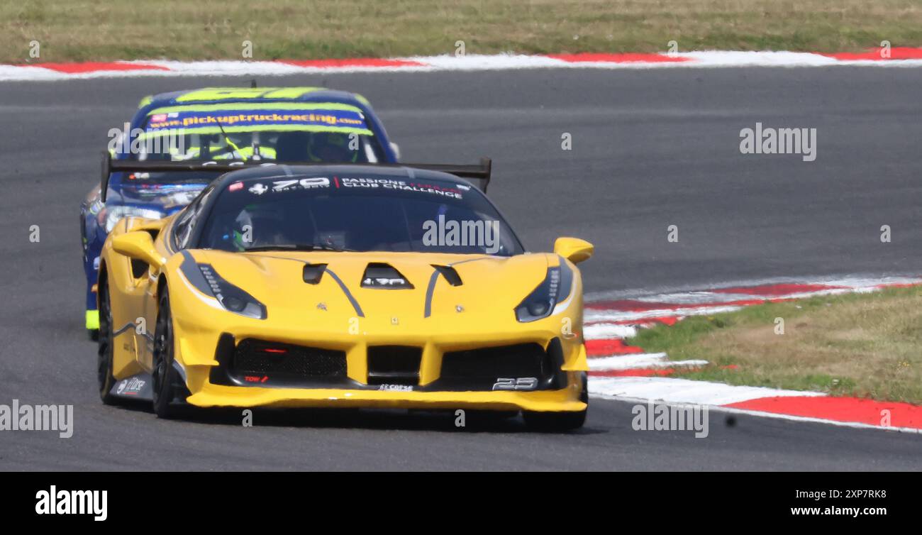 Driver Tim Snowden (number 70) during Track Day at Brands Hatch Circuit ...