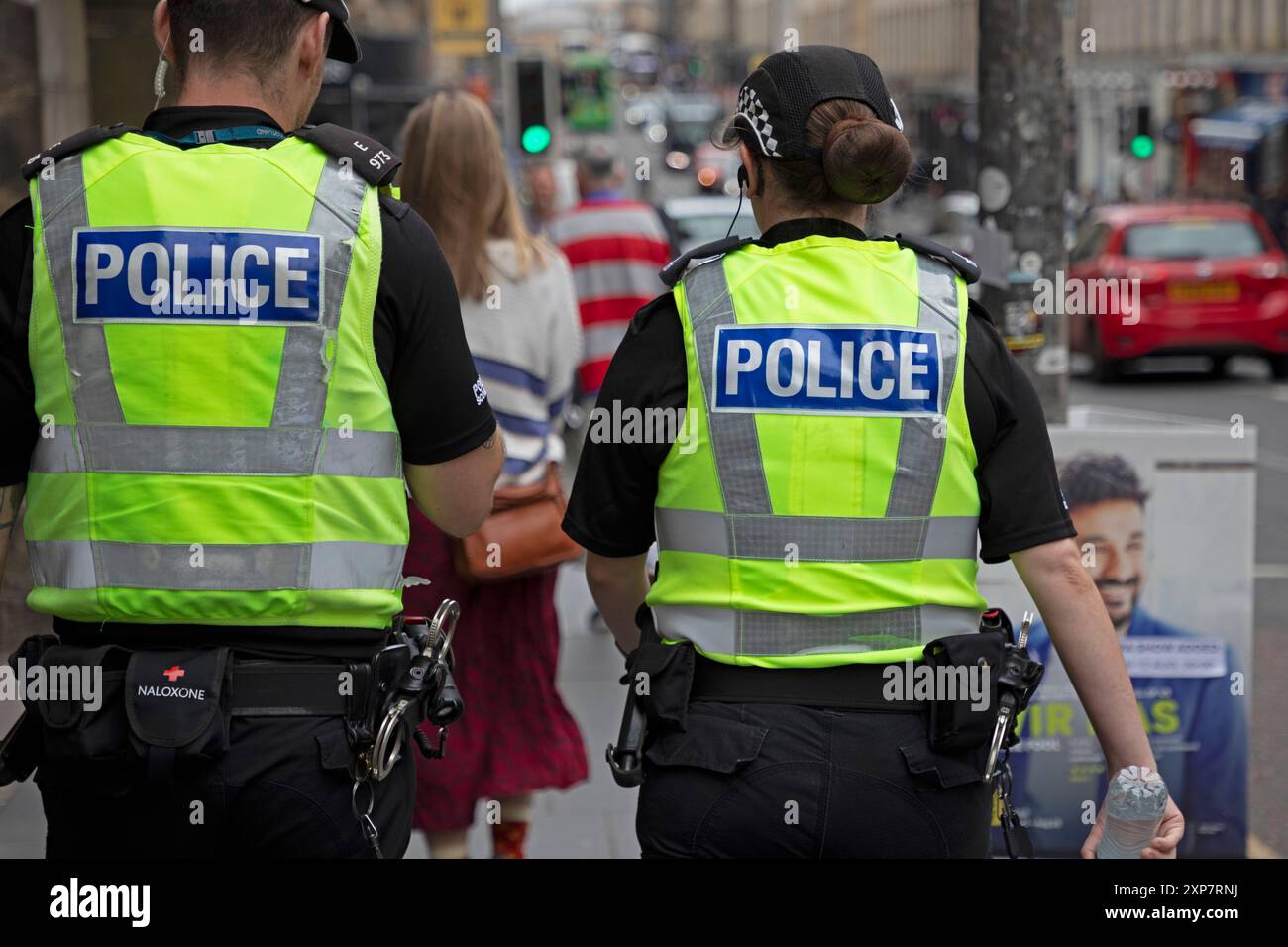 Edinburgh Scotland, UK. 4 August 2024. Mostly cloudy weather with windy ...