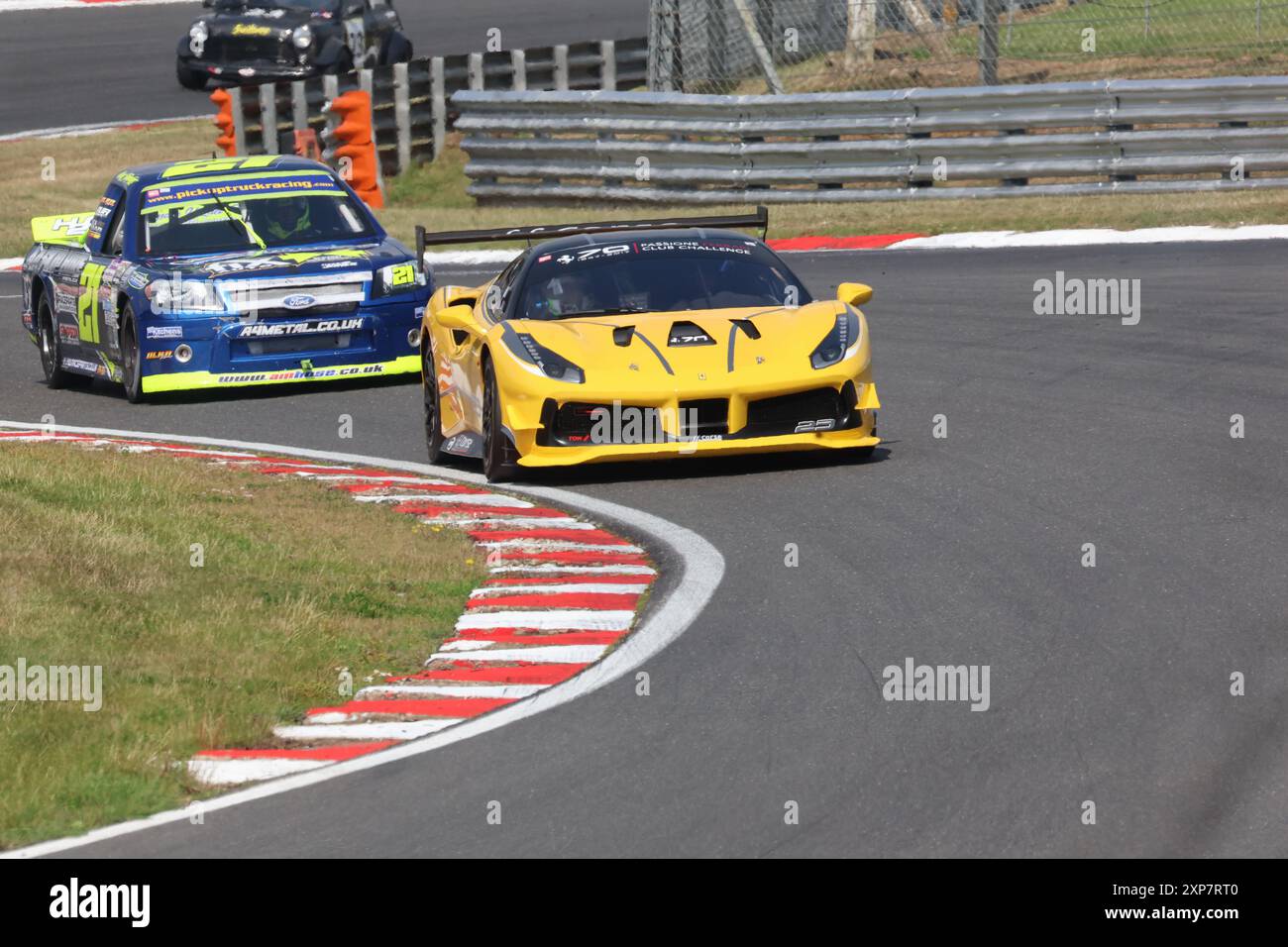 Driver Tim Snowden (number 70) during Track Day at Brands Hatch Circuit ...