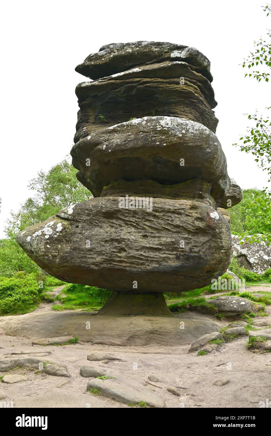Idol Rock, Brimham Rocks, North Yorkshire, England Stock Photo - Alamy