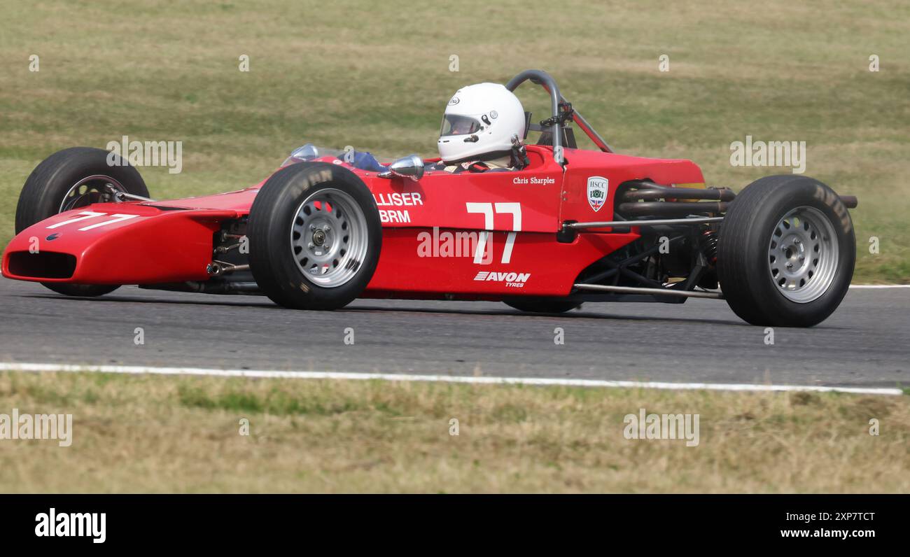Driver Chris Sharples (Red Number 77) on track during Track Day at ...