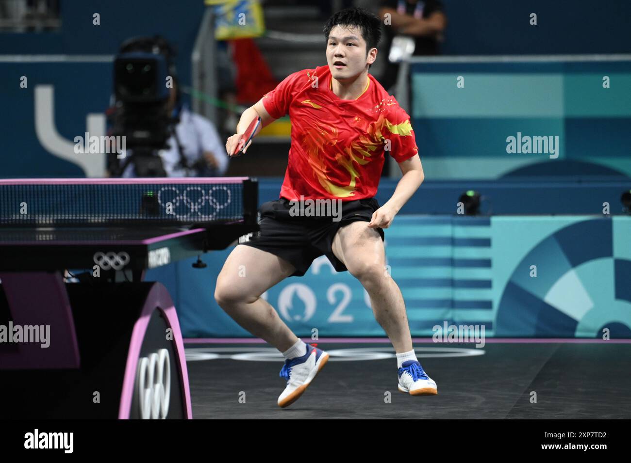 China 2024 olympic table tennis paris hi-res stock photography and images - Alamy