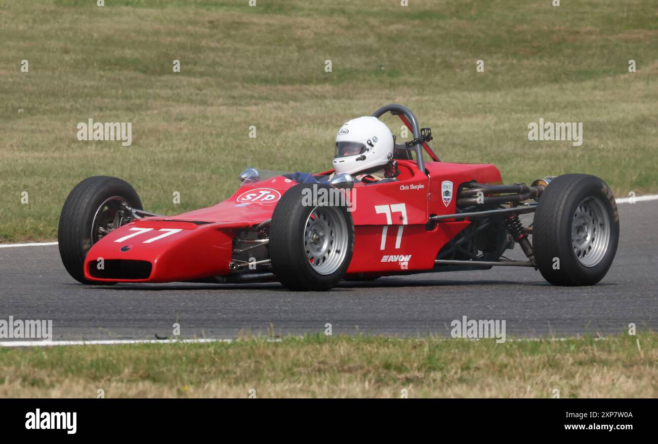 Driver Chris Sharples (Red Number 77) on track during Track Day at ...