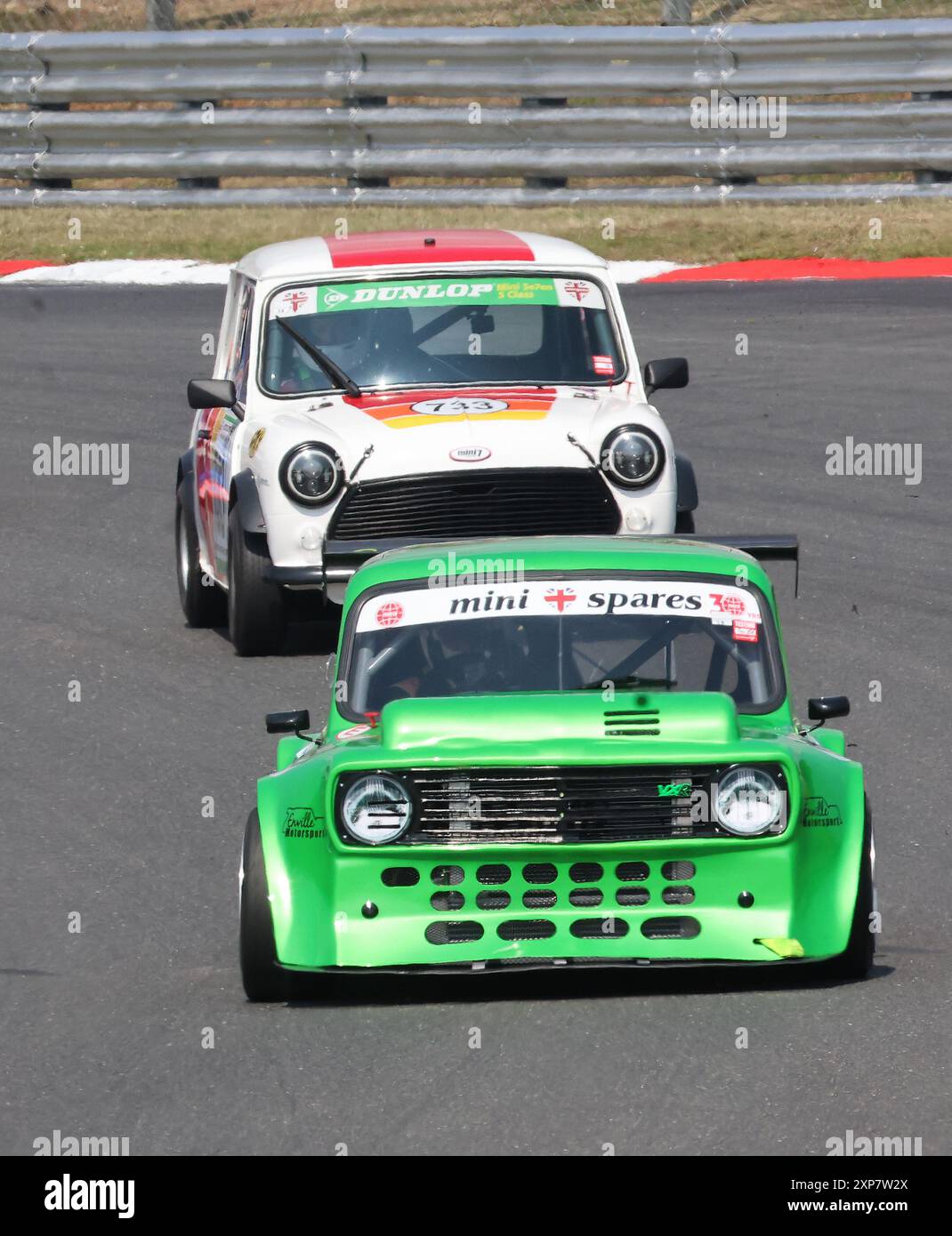 Driver Neil McArthur(Dark Green Front number 19) and Driver Alex Watson ...