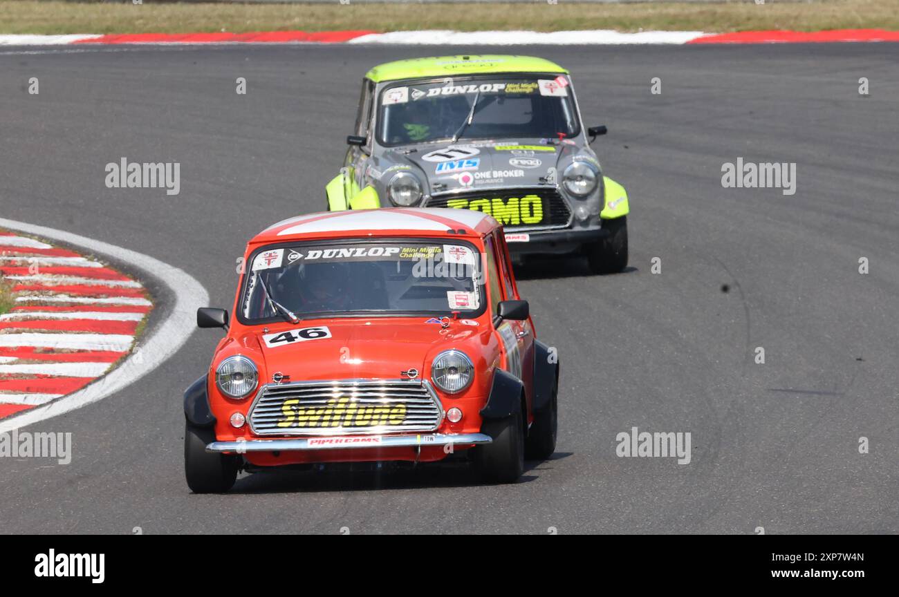 Jeff Smith ( Orange number 46) Front and Driver Kane Astin (Light Grey ...