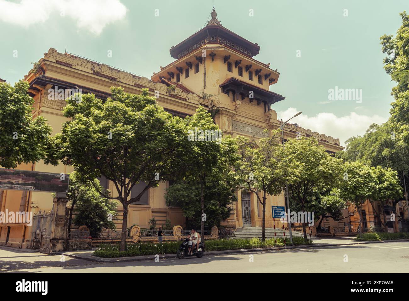 building of the Hanoi National University in Vietnam Stock Photo - Alamy