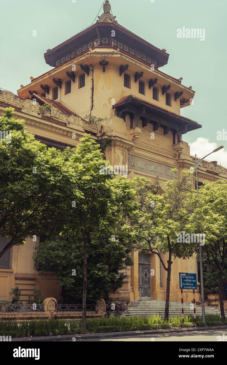 building of the Hanoi National University in Vietnam Stock Photo - Alamy