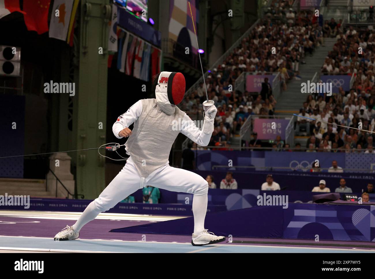 Paris, France. 4th Aug, 2024. Paris Olympics: Fencing. Men's Foil Team ...