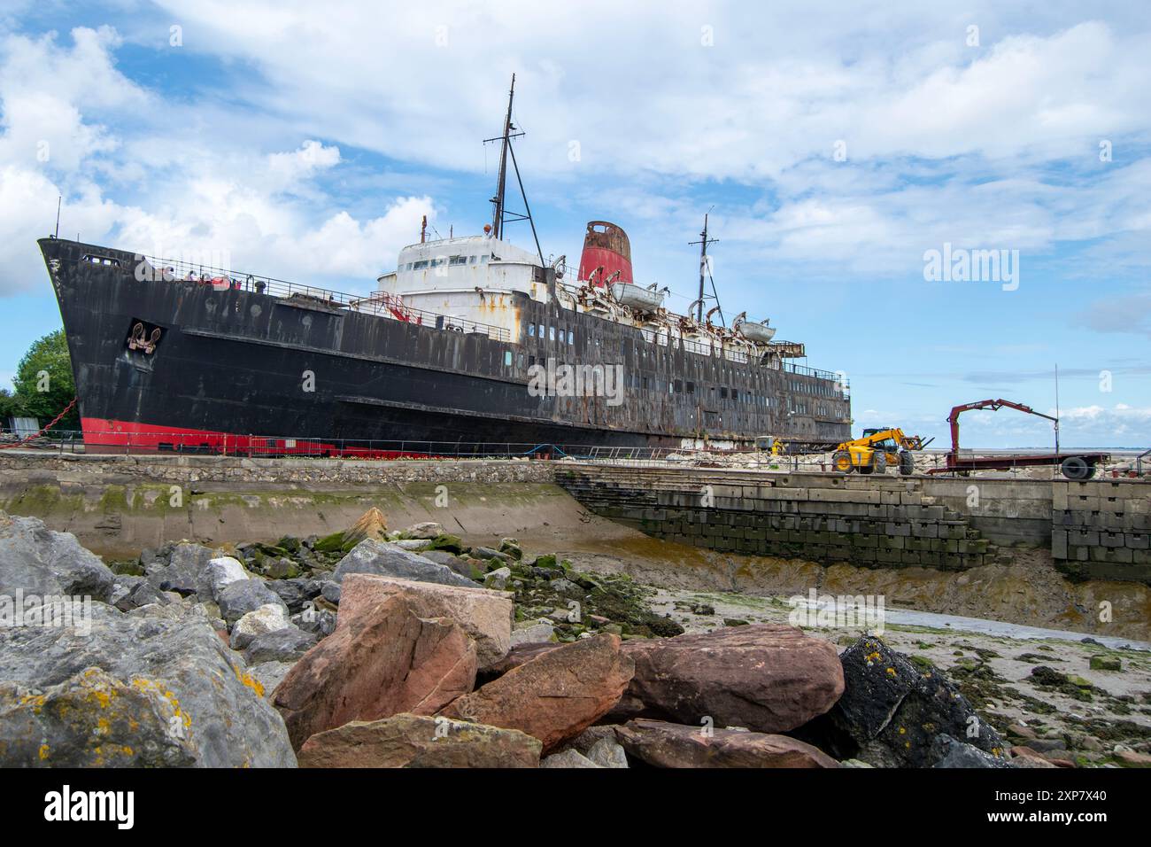 Duke of Lancaster Abandoned Ship Stock Photo - Alamy
