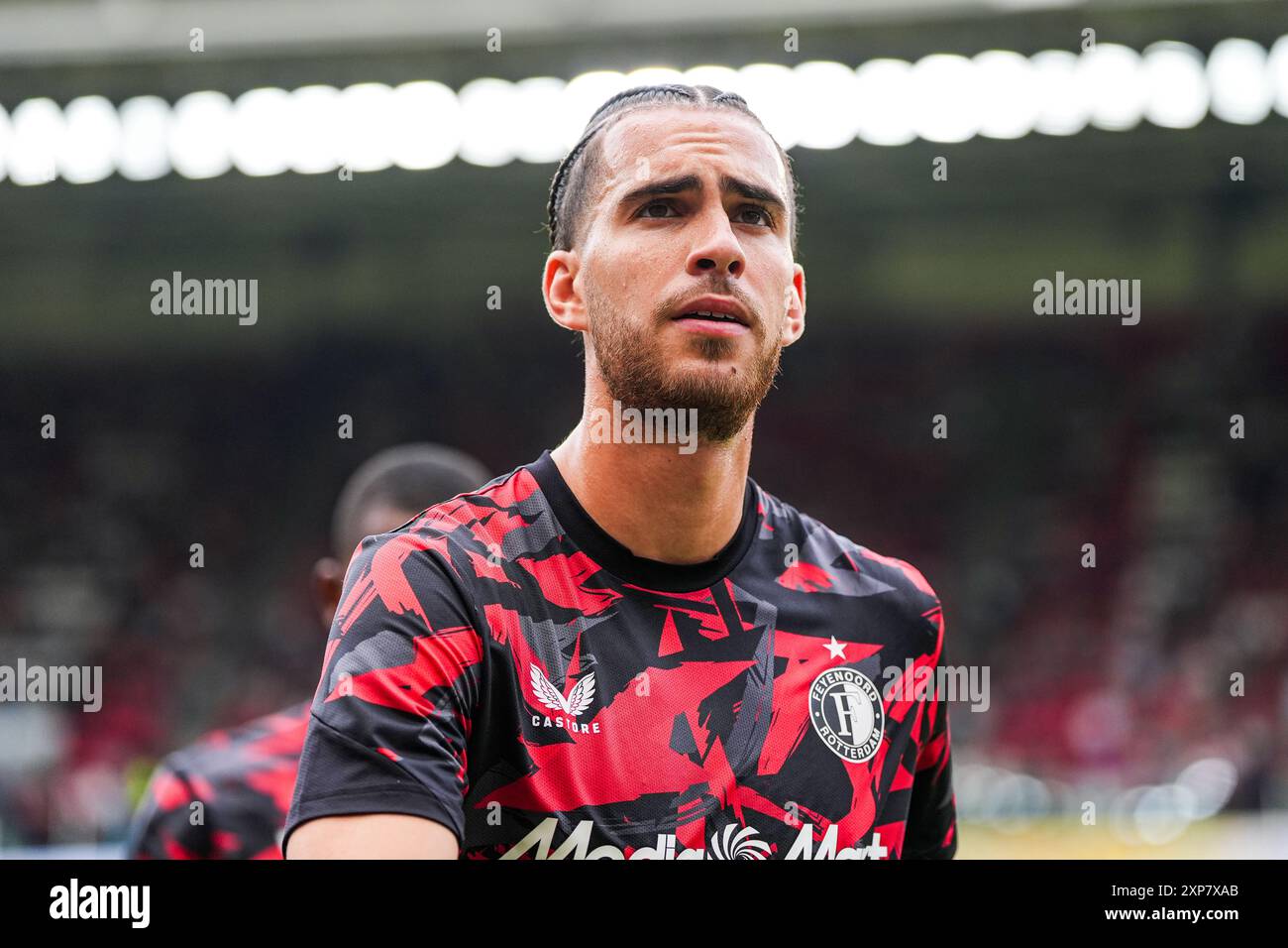 Eindhoven, The Netherlands. 04th Aug, 2024. Eindhoven - Ramiz Zerrouki of Feyenoord during the ...