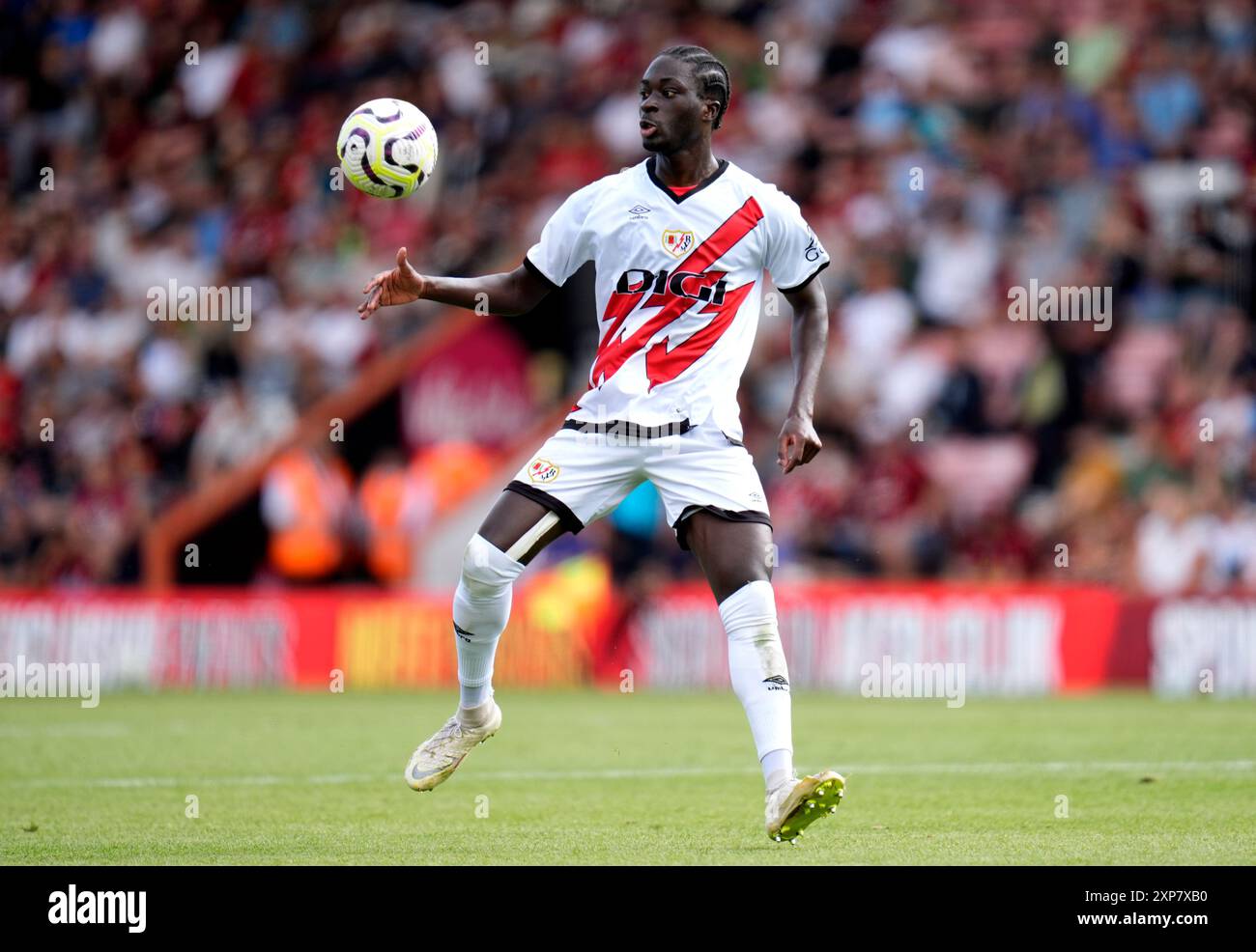 Rayo Vallecano's Abdul Mumin during the pre-season friendly match at ...