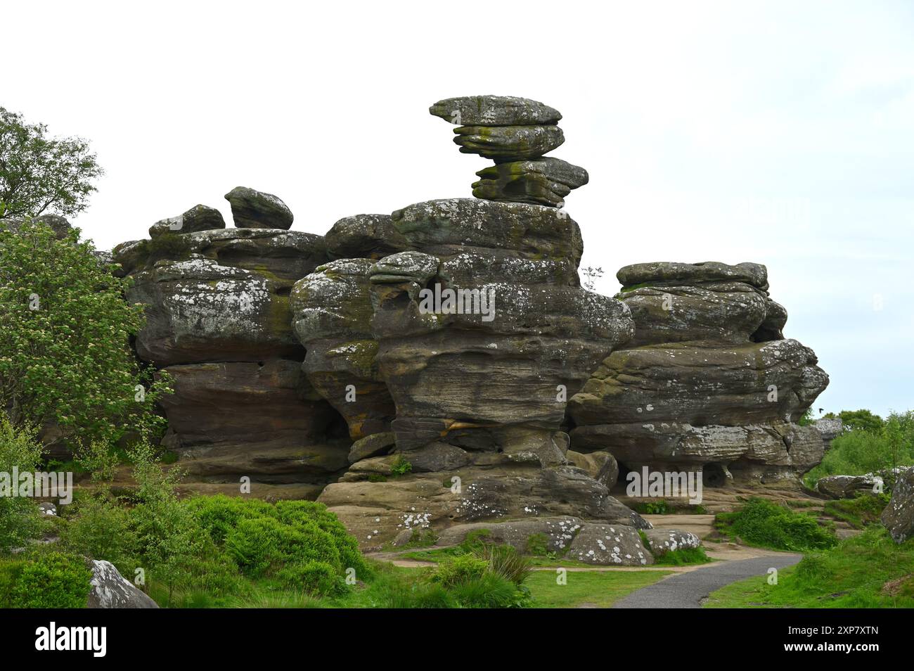 Brimham Rocks, North Yorkshire, England Stock Photo - Alamy