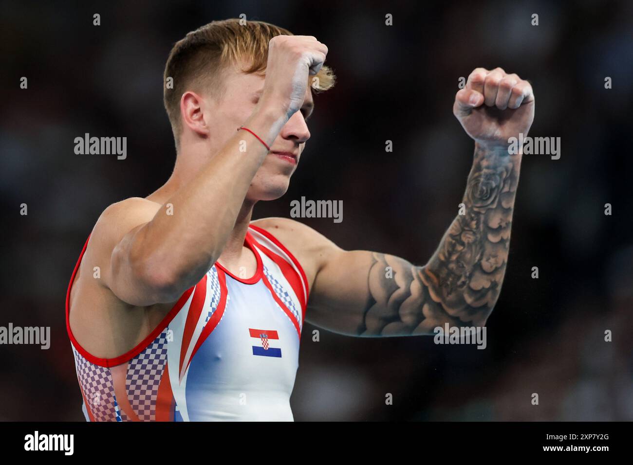 Paris, France. 04th Aug, 2024. Aurel Benovic of Croatia competes during ...
