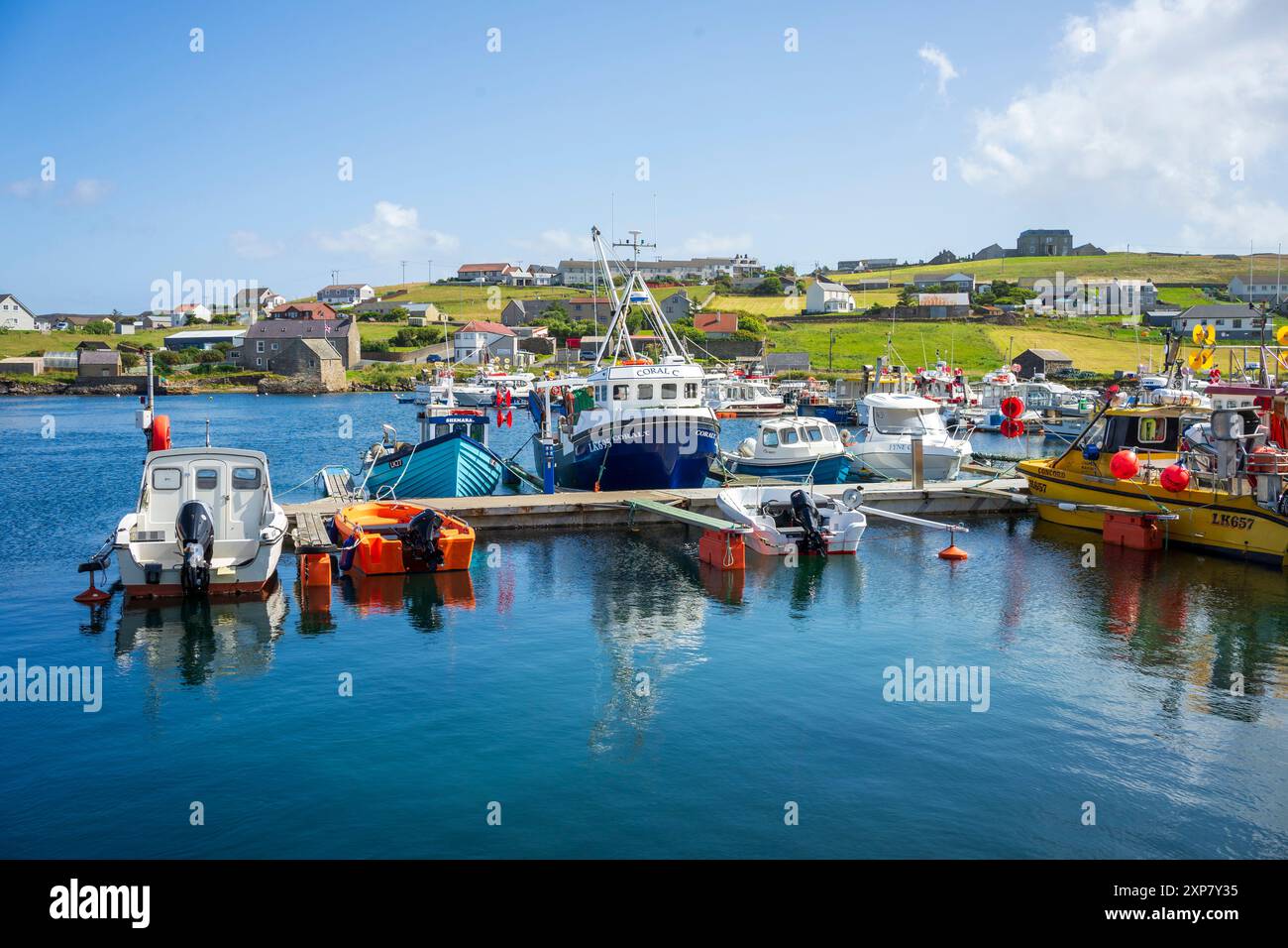 Whalsay is the sixth largest of the Shetland Islands in the north of ...
