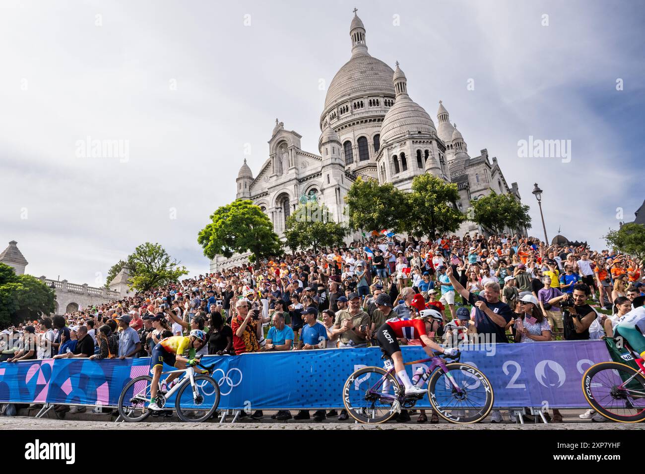 Ingvild Gåskjenn of, Norway. , . competes in front of Basilique du ...