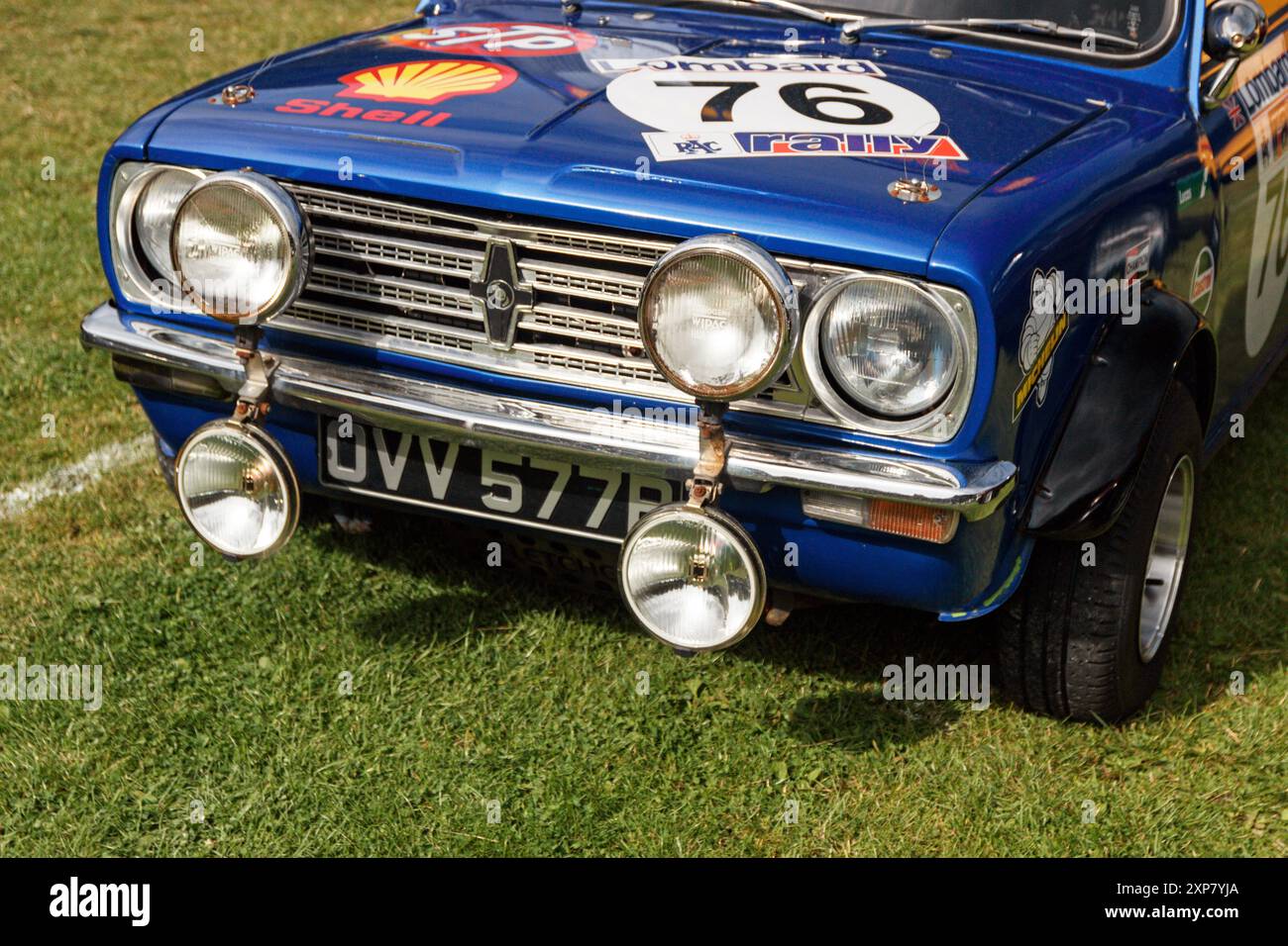 Mini 1275 Gt rally car. Hebden Bridge Vintage Weekend 2024 Stock Photo ...