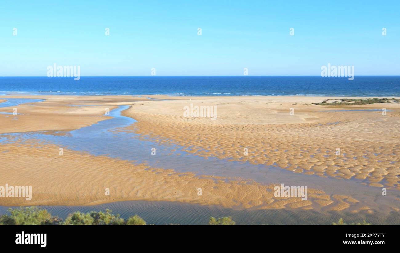 Cacela Velha beach, old fishermen village Tavira, Algarve, Portugal ...