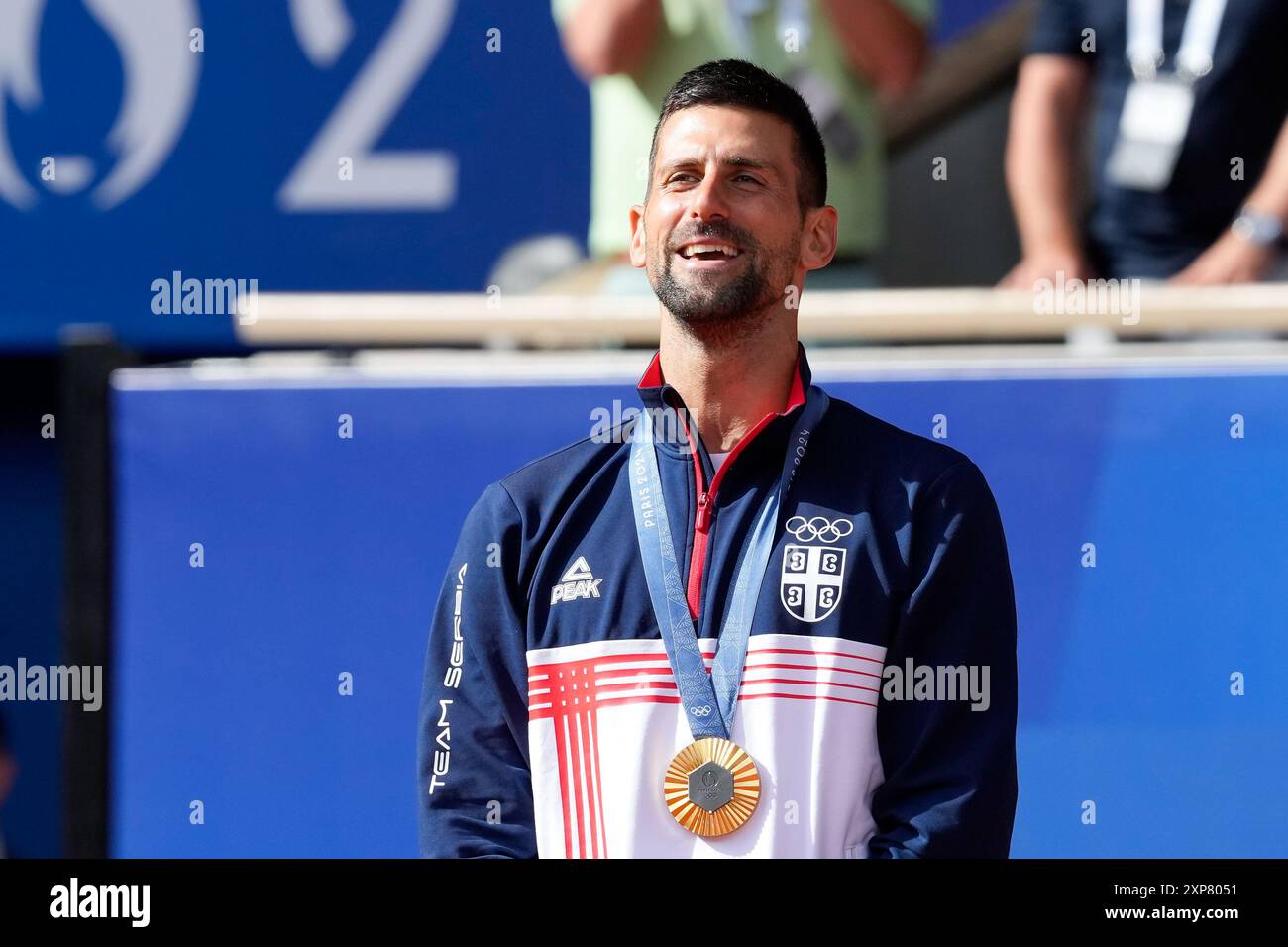 Paris, France. 04th Aug, 2024. PARIS, FRANCE - AUGUST 4: Novak Djokovic ...