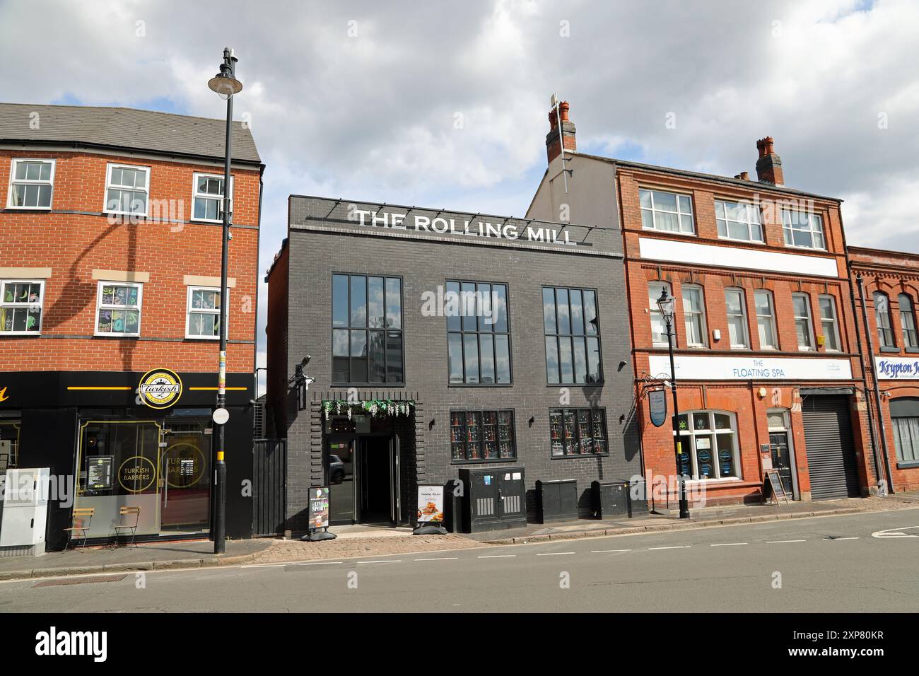 Hall Street in the historic Jewellery Quarter of Birmingham Stock Photo ...