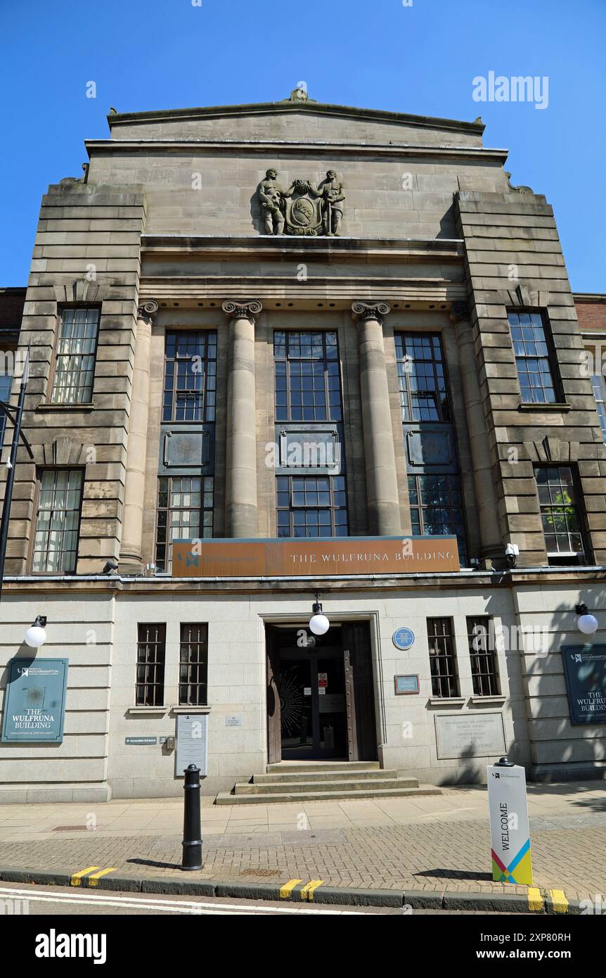 Art Deco Wulfruna Building at the University of Wolverhampton Stock ...