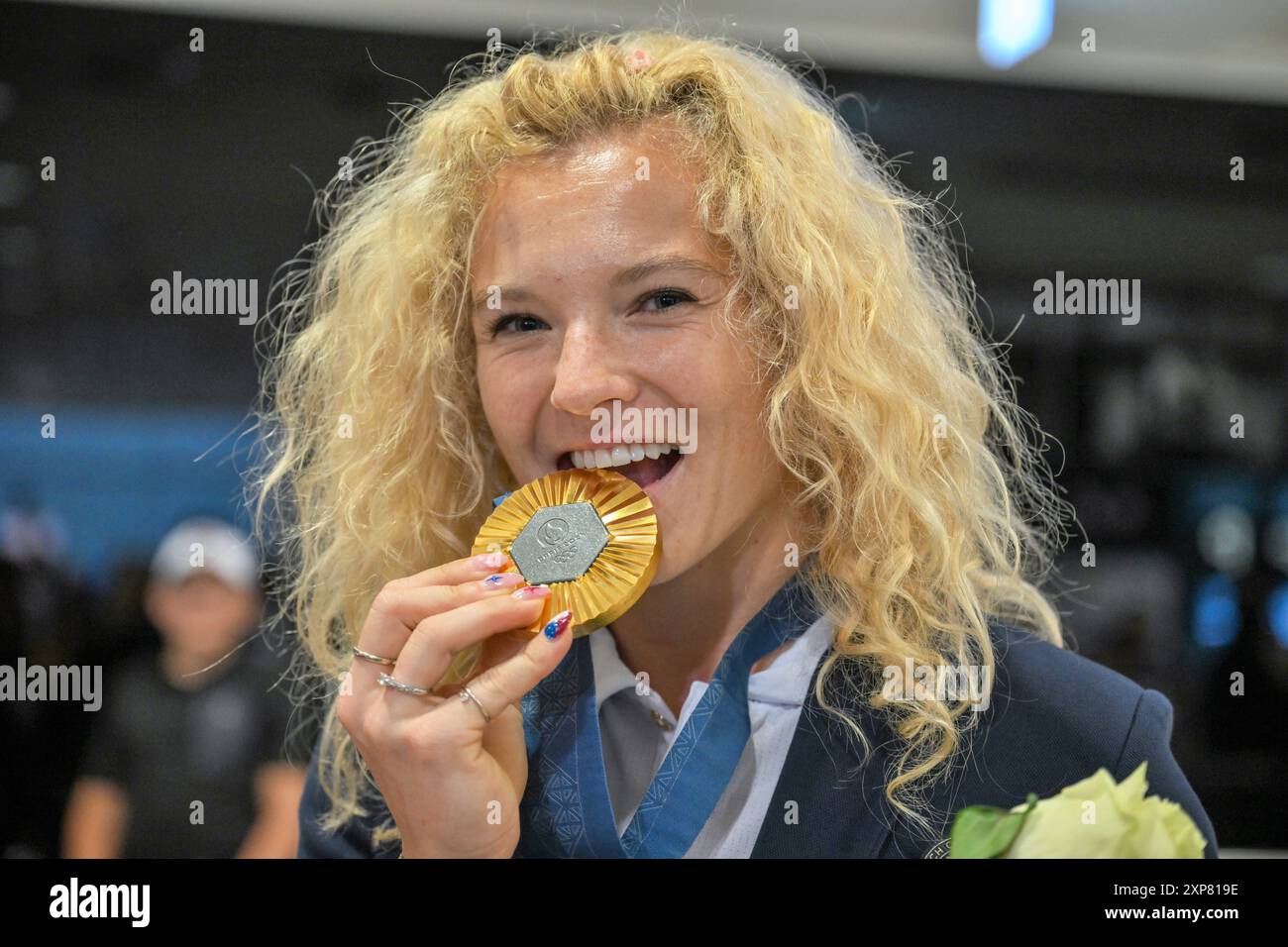 Prague, Czech Republic. 04th Aug, 2024. Czech tennis players Katerina ...