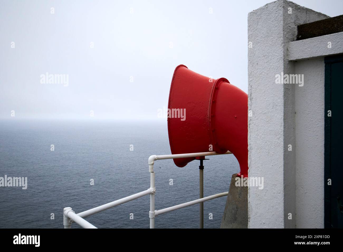 now discontinued fog signal horn at rathlin west light lighthouse ...
