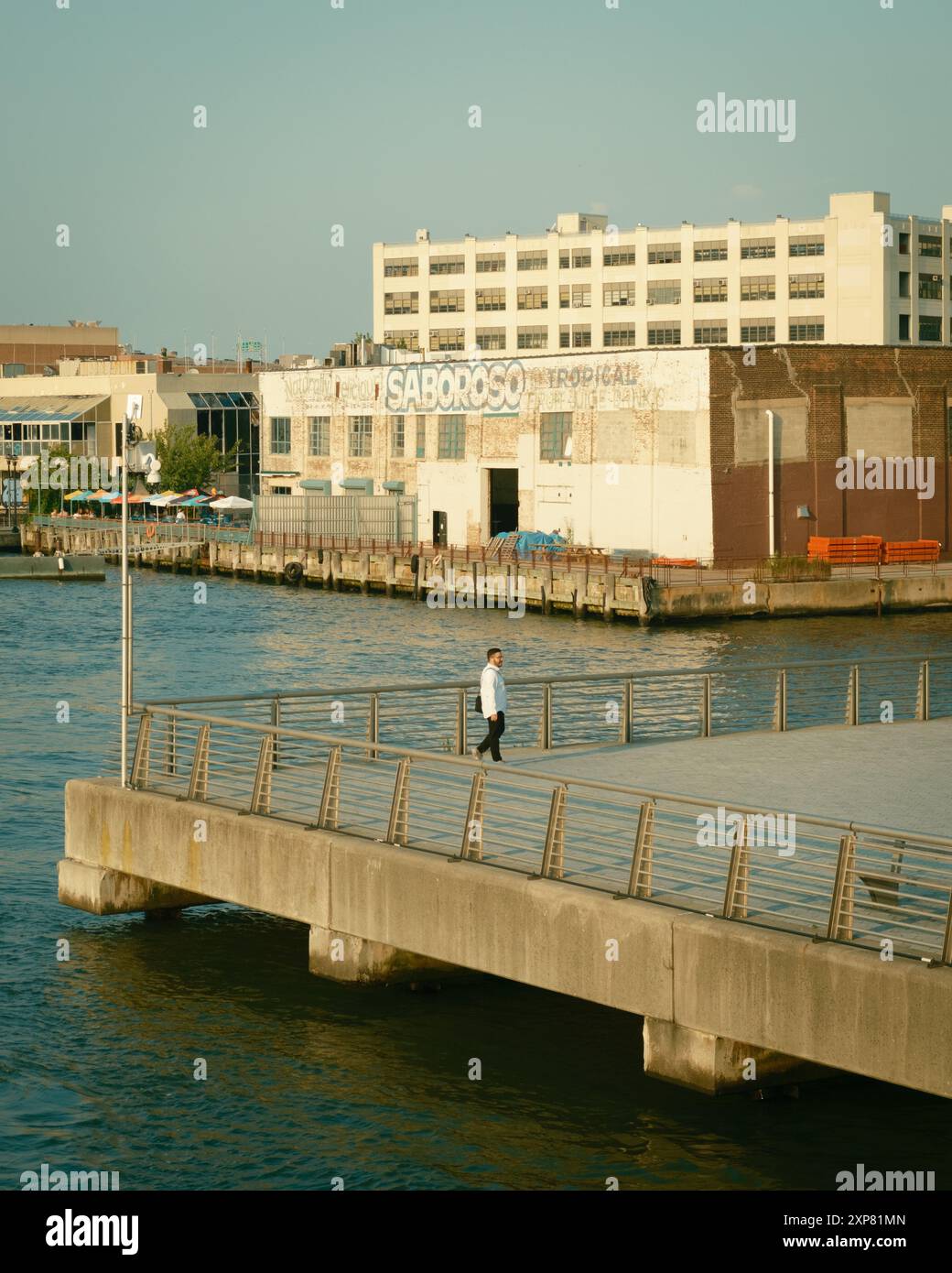 Old Saboroso Tropical building in Long Island City, Queens, New York ...