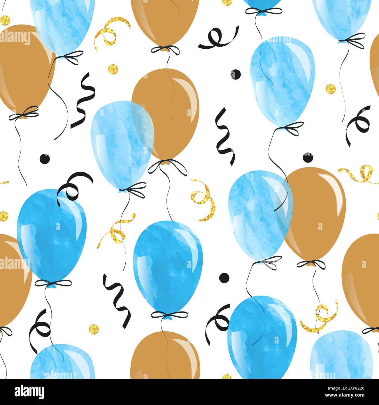 Gold balloon wallpaper Stock Vector Images - Alamy