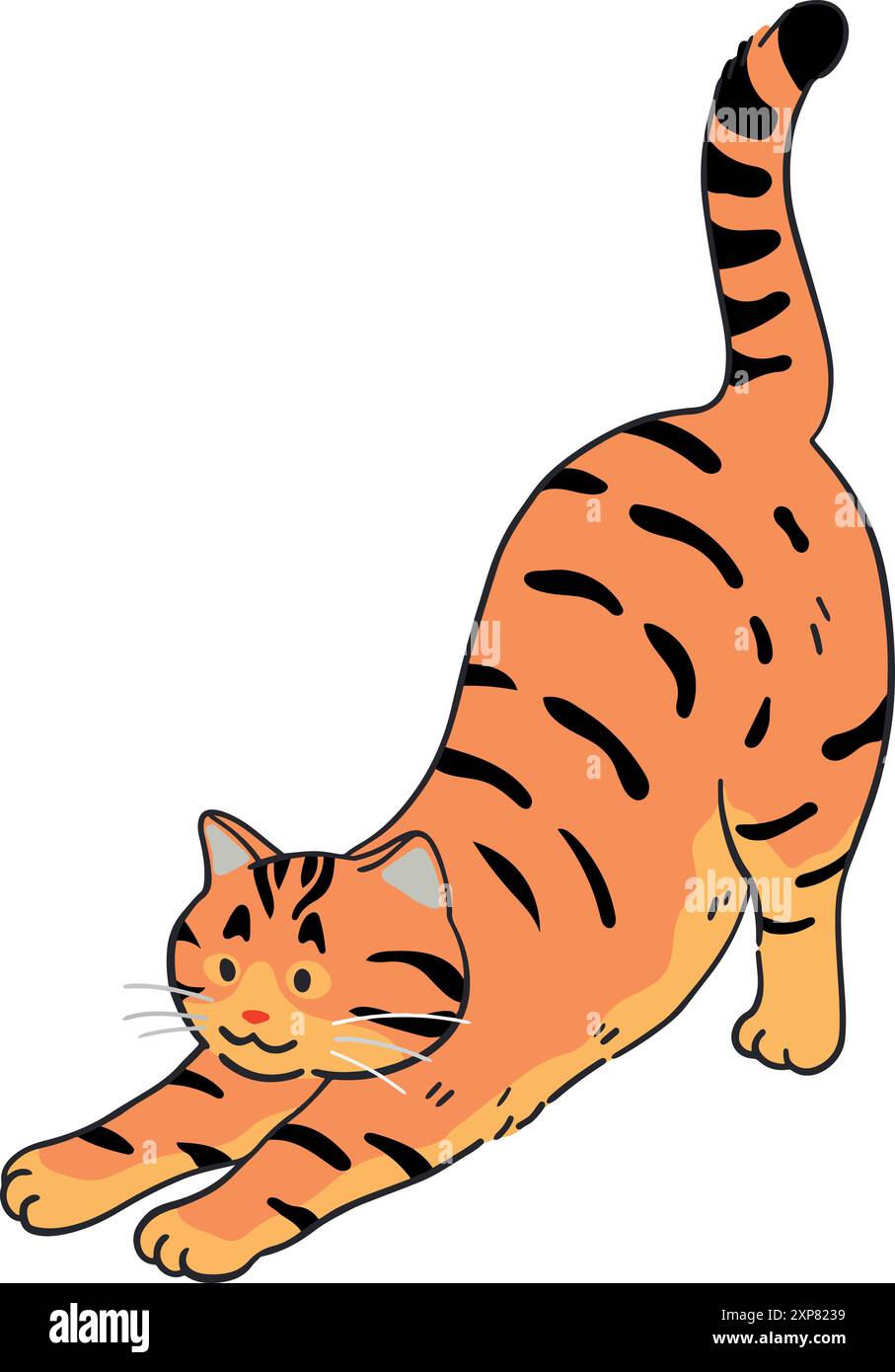 Cute Cat Vector Art Illustrations Stock Vector Image & Art - Alamy