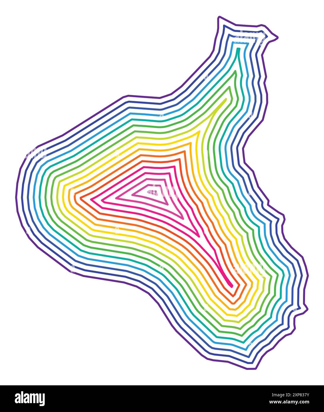 Taranaki region map Stock Vector Images - Alamy