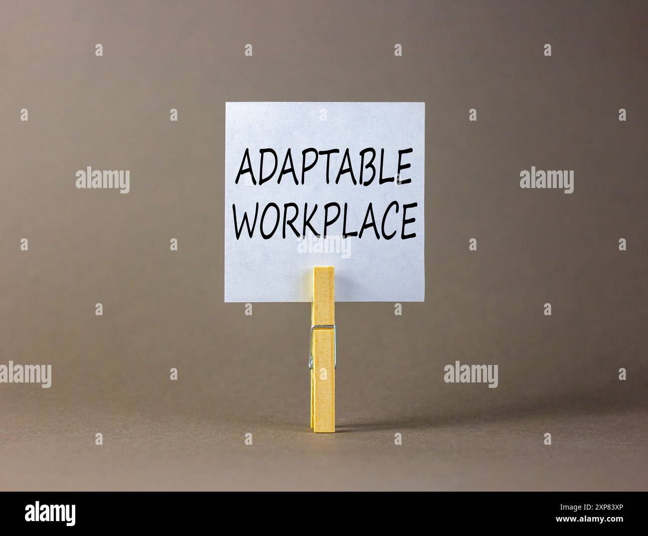 Adaptable workplace symbol. Concept words Adaptable workplace on ...