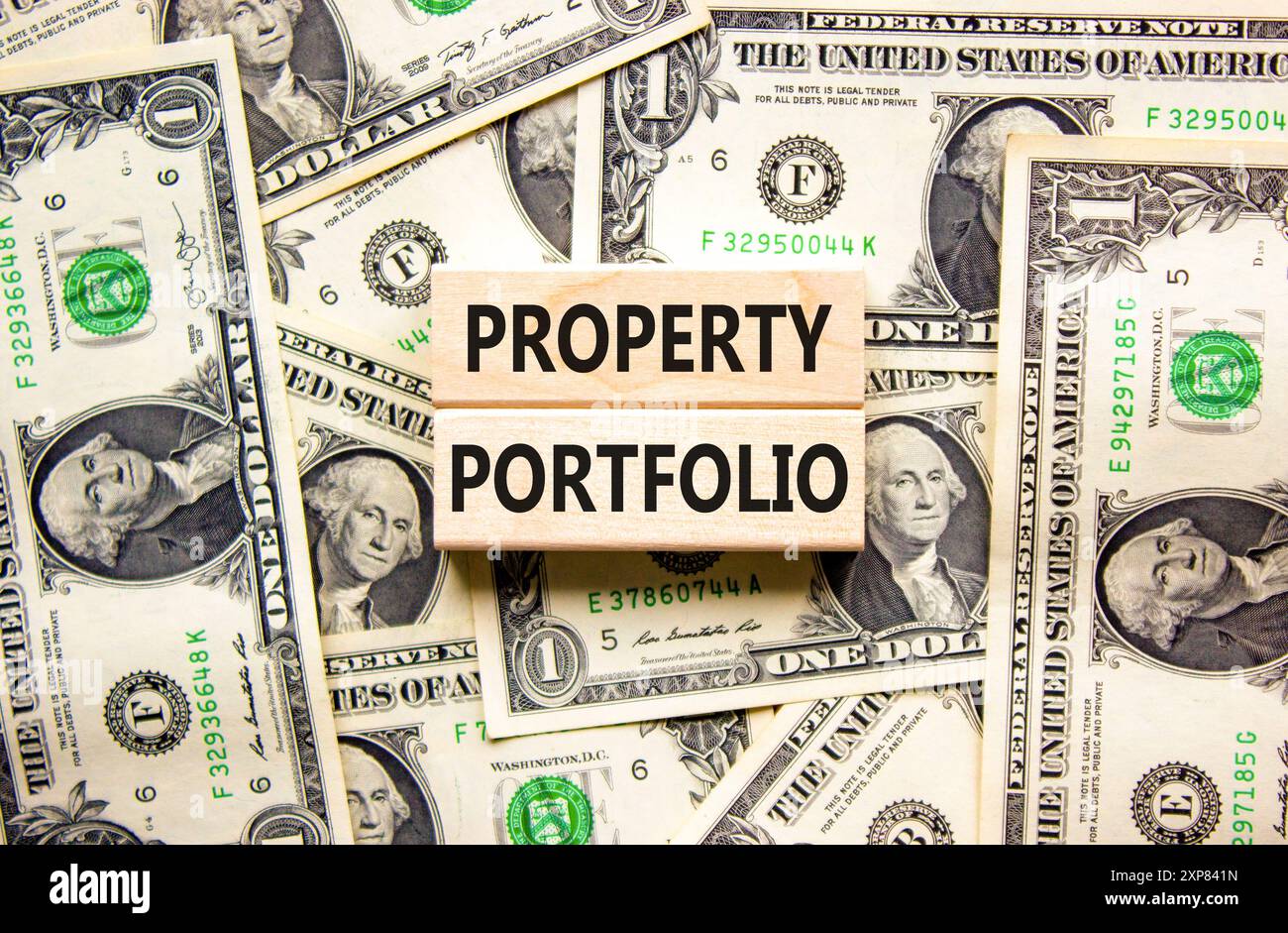 Property portfolio symbol. Concept words Property portfolio on ...