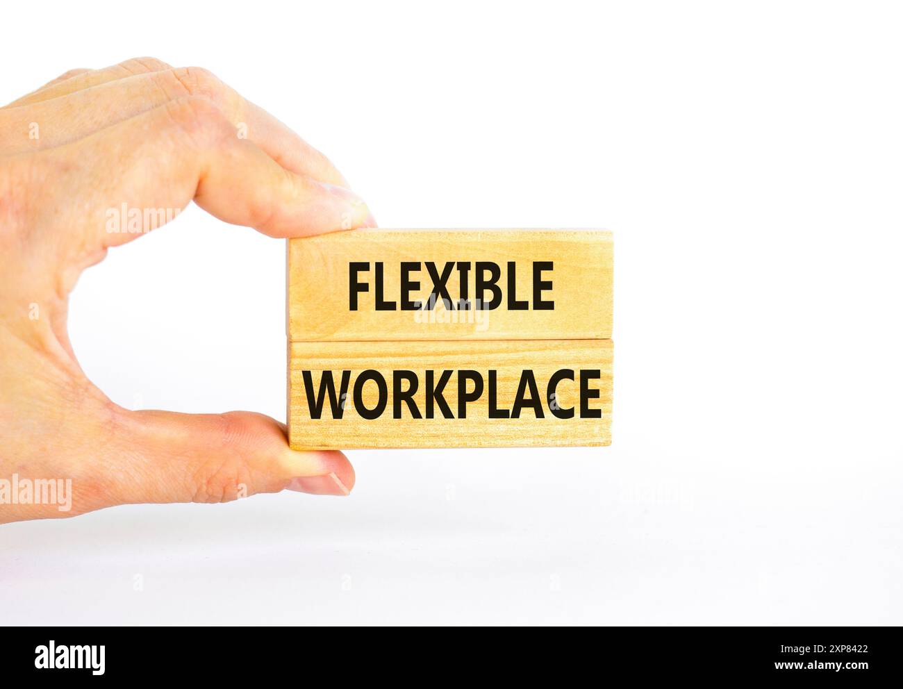 Flexible workplace symbol. Concept words Flexible workplace on ...