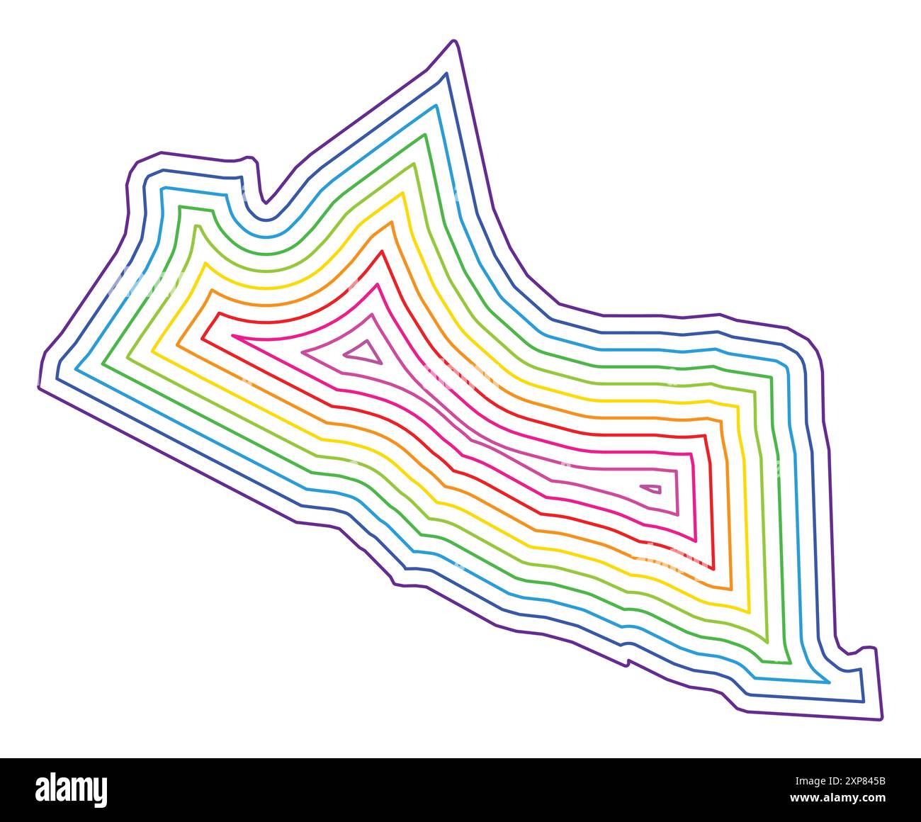 Yogyakarta vector map hi-res stock photography and images - Alamy