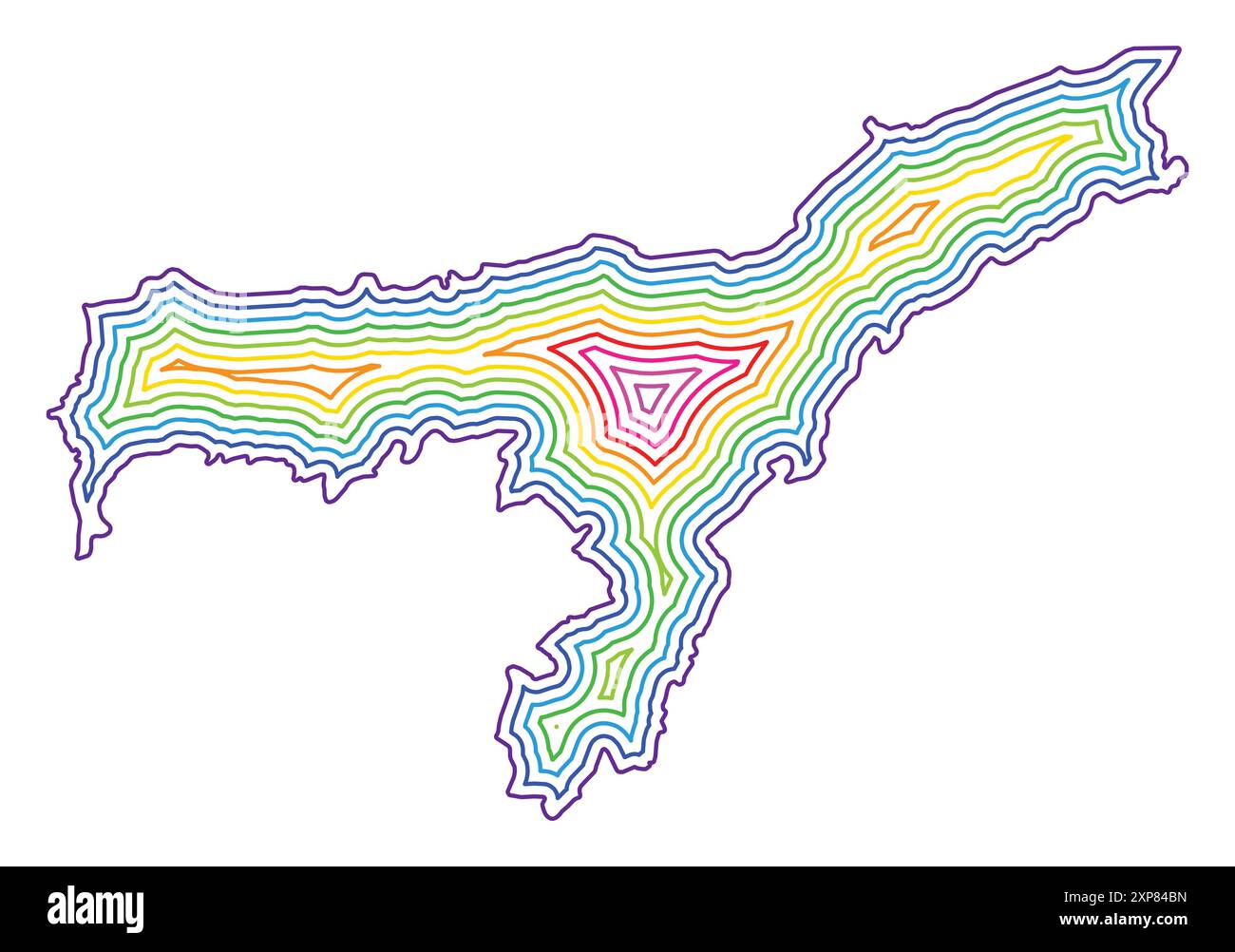 Assam vector map hi-res stock photography and images - Alamy