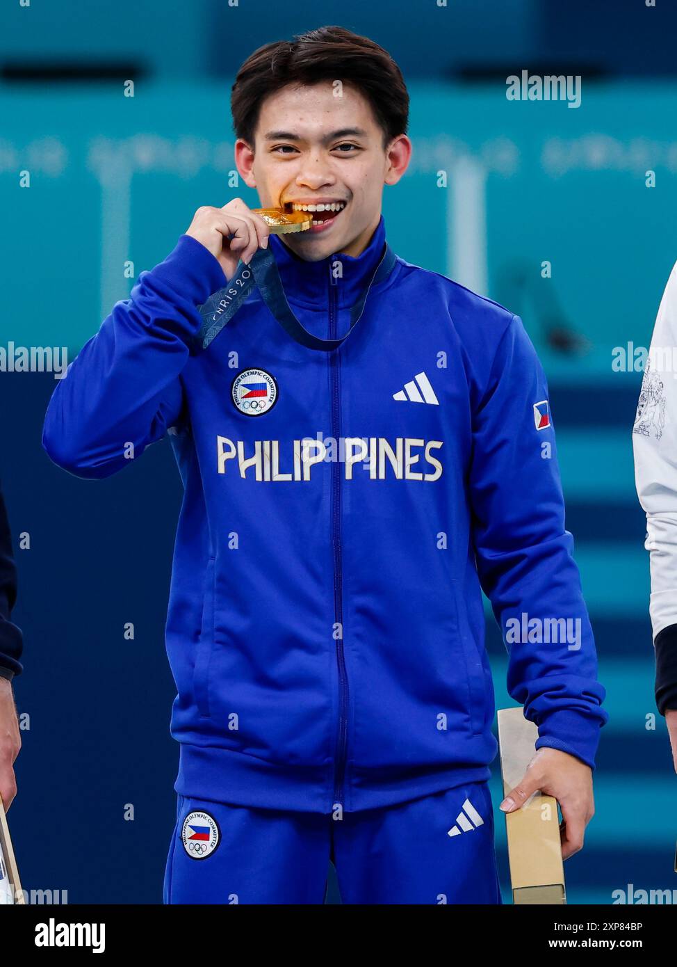 Gold medalist Carlos Edriel Yulo of Philippines poses during Men's ...