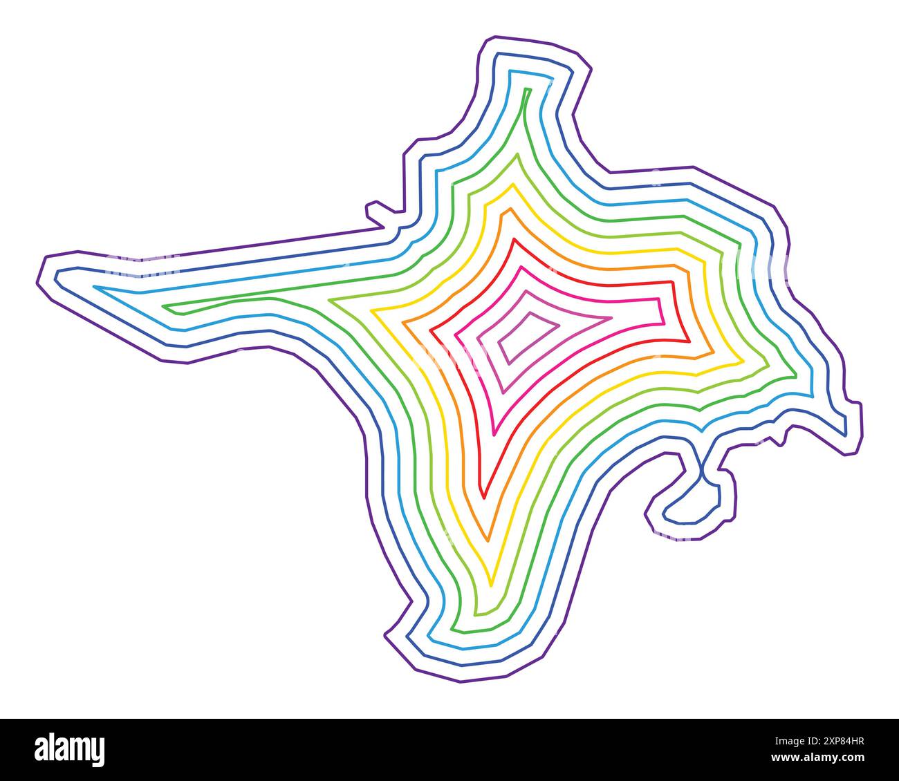 Vector map of hiiu hi-res stock photography and images - Alamy