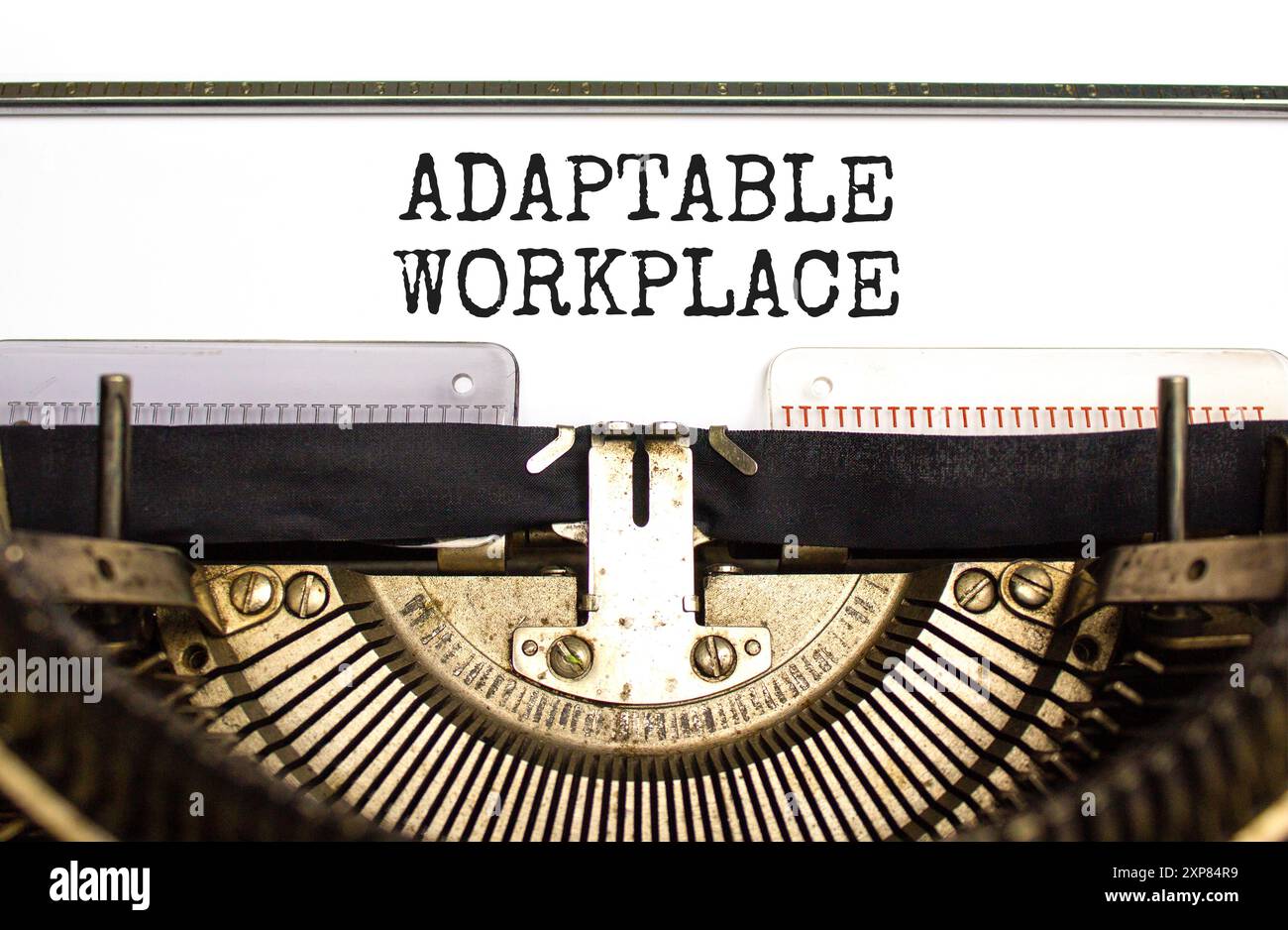 Adaptable workplace symbol. Concept words Adaptable workplace typed on ...