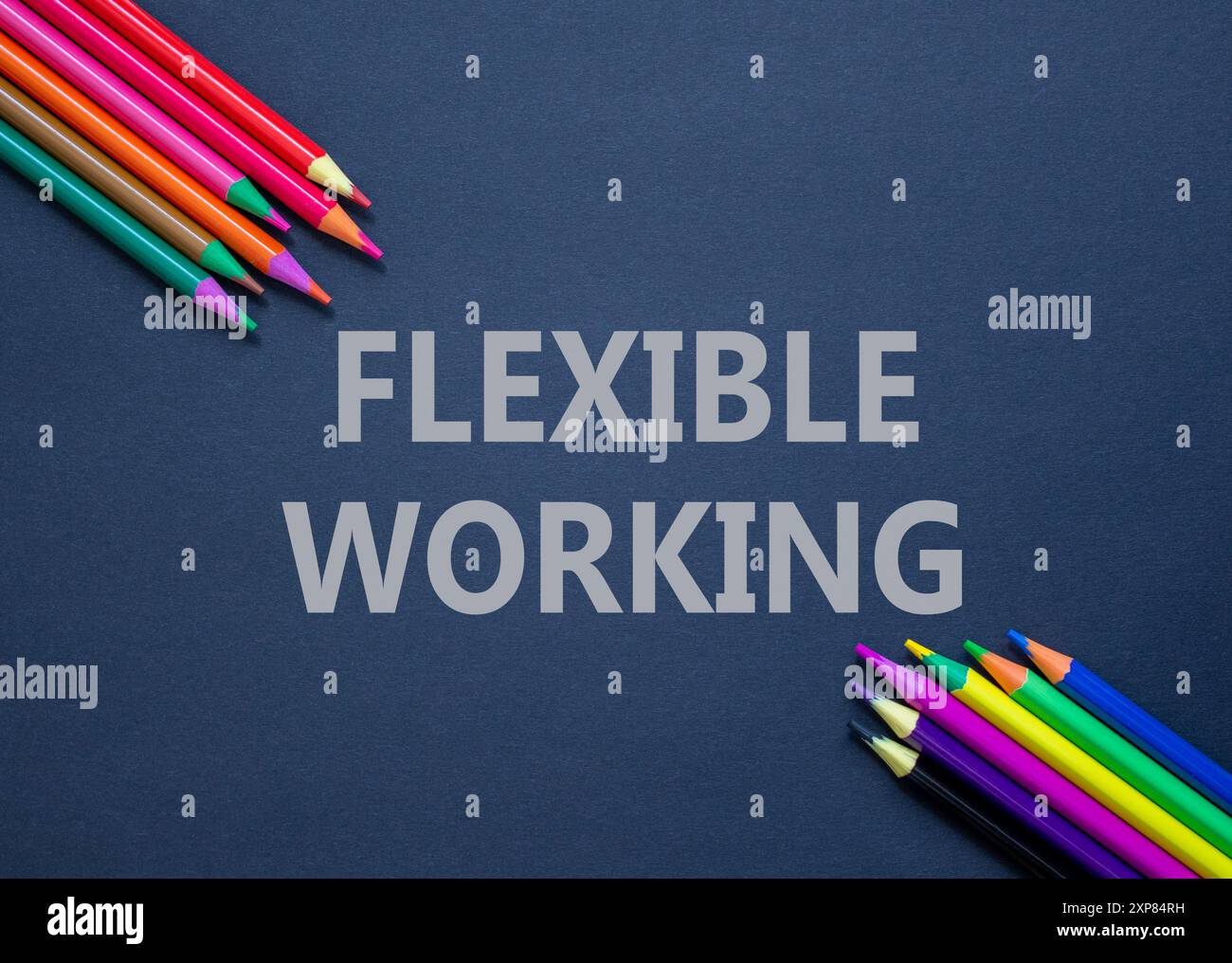 Flexible working symbol. Concept words Flexible working on beautiful ...
