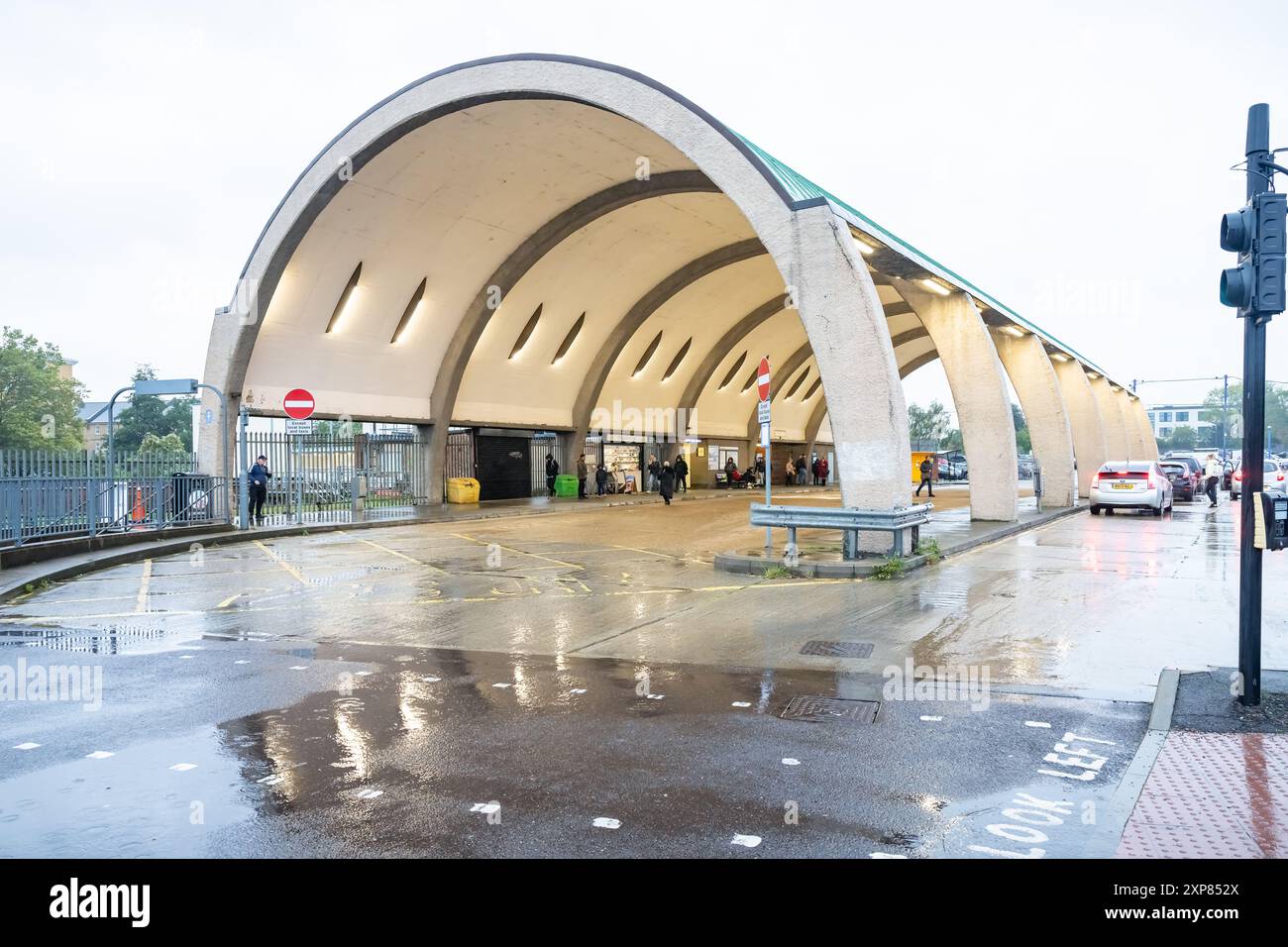 Newbury Park Bus Station and Underground Station Stock Photo - Alamy