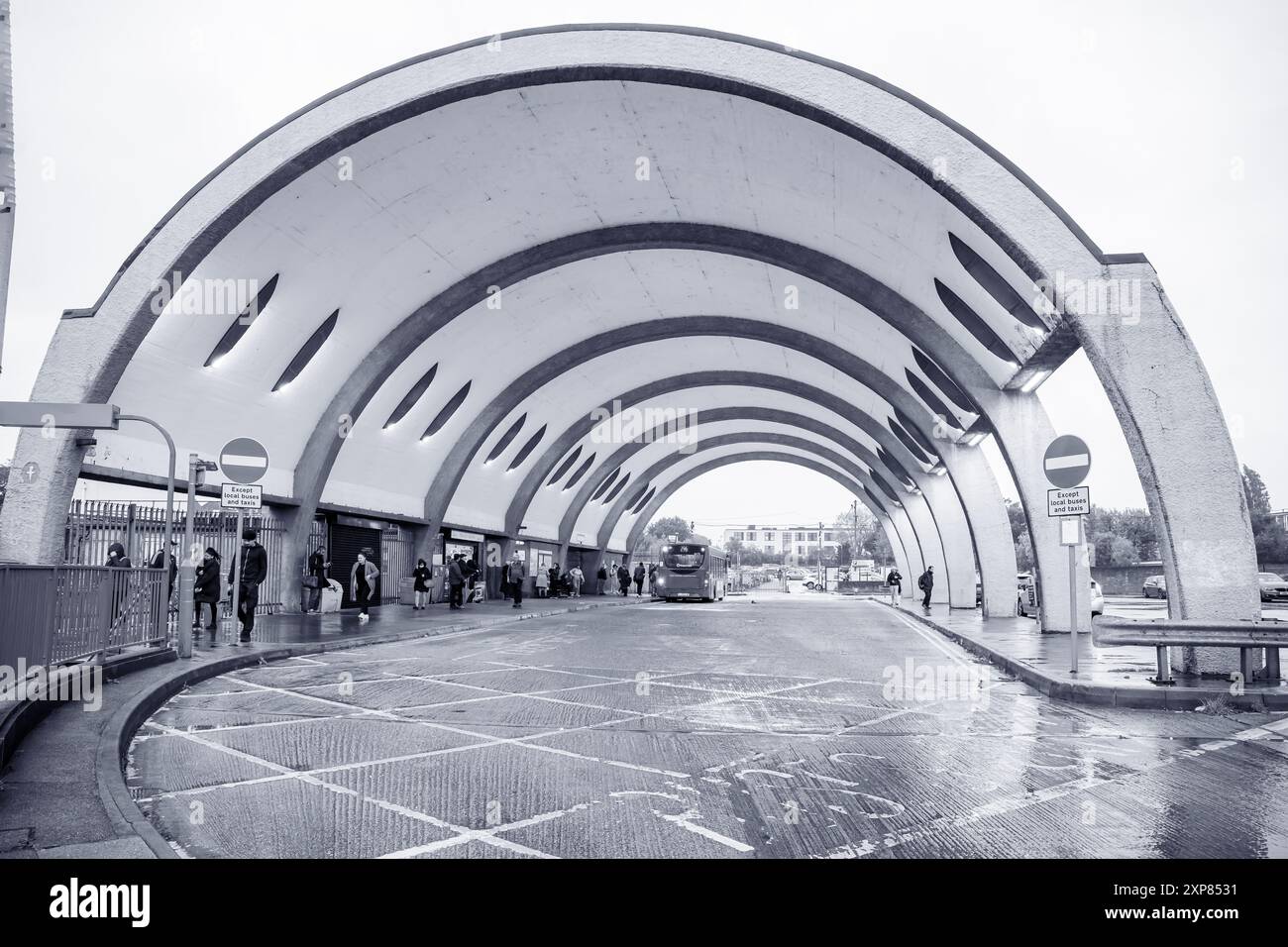 Newbury Park Bus Station and Underground Station Stock Photo - Alamy